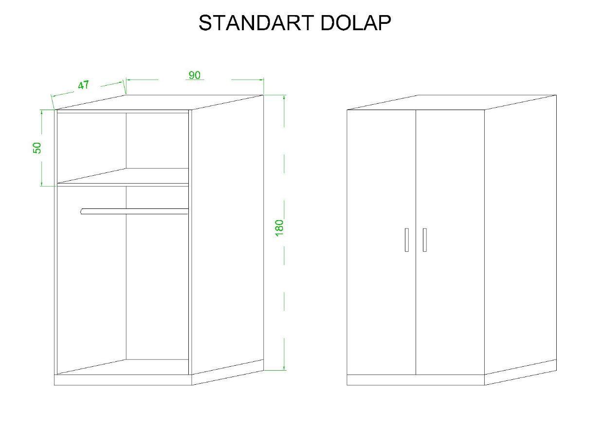 Standart Dolap – Sırdaş Mobilya
